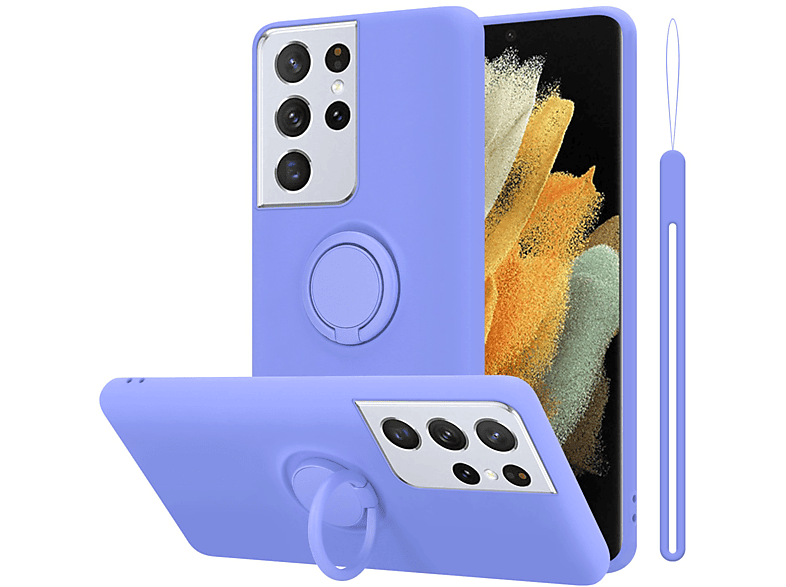 CADORABO TPU Liquid Ring Silicone Case Hülle, Backcover, Samsung ...