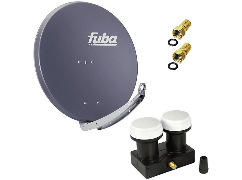 FUBA DAA 850 A Satellitenantenne 85 cm Aluminium Anthrazit mit ...