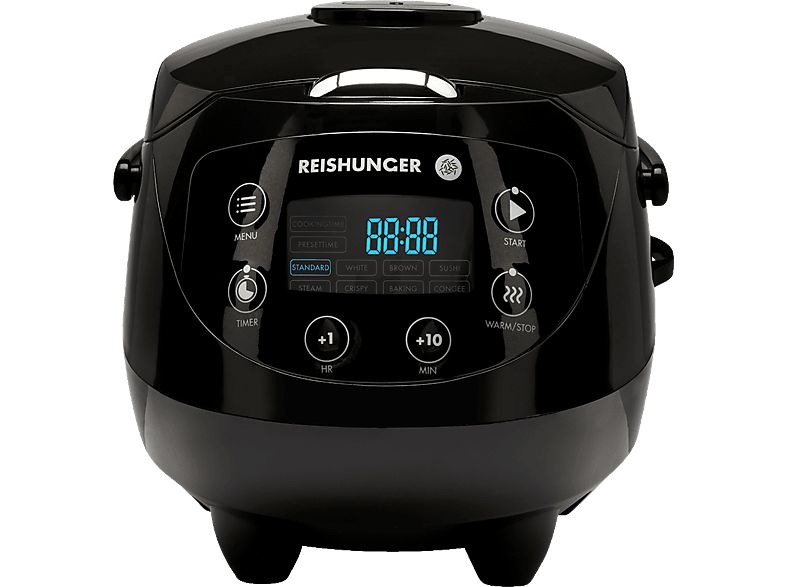 REISHUNGER Digitaler Mini Reiskocher Reiskocher und Dampfgarer (350 ...