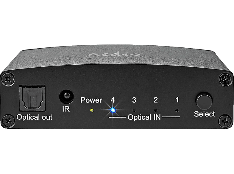 NEDIS ASWI2514BK Digital-Audio-Switch | SATURN