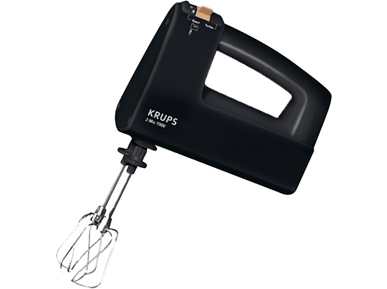KRUPS 3 MIX 7000 F60858 Handmixer schwarz (500 Watt) | MediaMarkt
