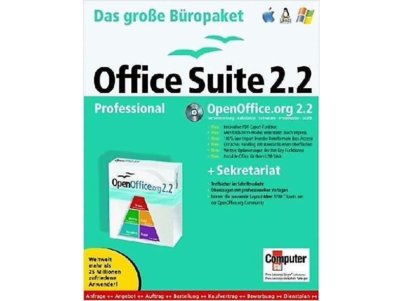 Open Office Professional Suite 2.2 Karton Box | [PC] | MediaMarkt