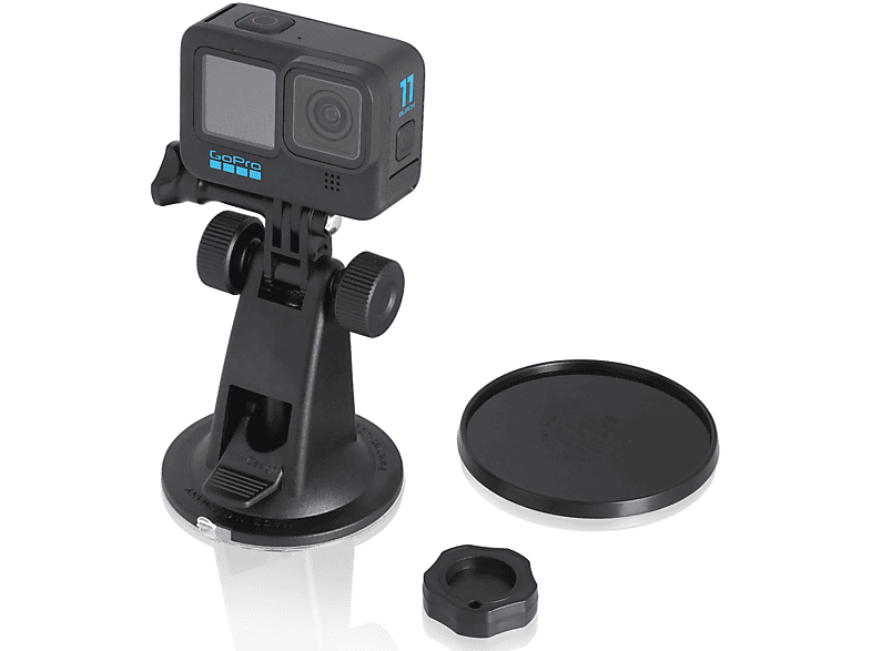 WICKED CHILI Actioncam Autohalterung für GoPro Hero 11, 11 Mini, 10, 9 ...