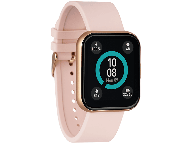 XCOAST IVE 2 - ROSE Smartwatch galvanisiertes Metall Silikon, 20.8 cm ...