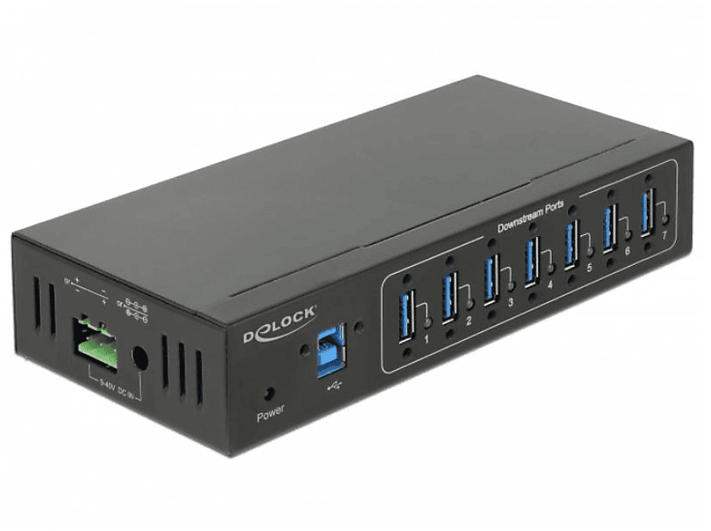 DELOCK Delock 63311 DELOCK Industrie HUB 7xUSB 3.0 Typ-A 15kV ESD ...