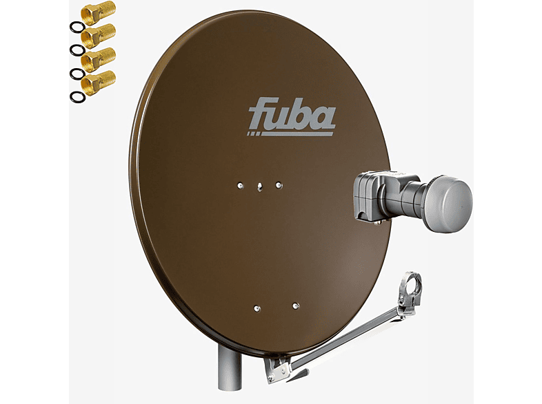 FUBA DAL 802 B Sat Satelliten Anlage Schüssel Twin LNB LMB DEK 217 2 ...