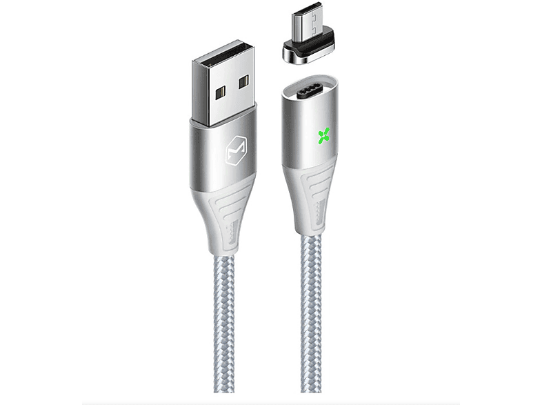 MCDODO Magnet Kabel Quick Charge 4.0, Ladekabel, Silber | MediaMarkt