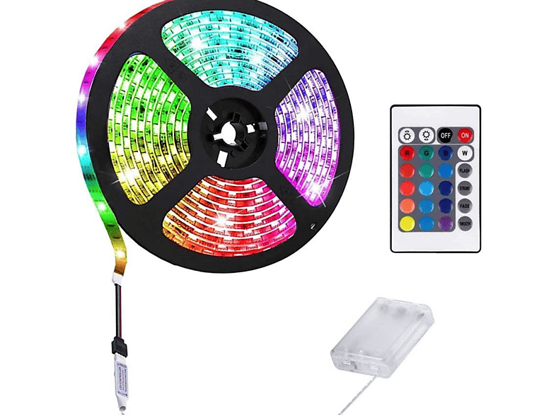 INF Lichtleiste mit Fernbedienung LED RGB 2 m IP65 Lichtleiste | MediaMarkt