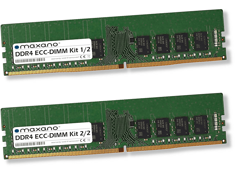 MAXANO 64GB Kit (2x32GB) 3200MHz ECC-DIMM RAM für Synology RackStation ...