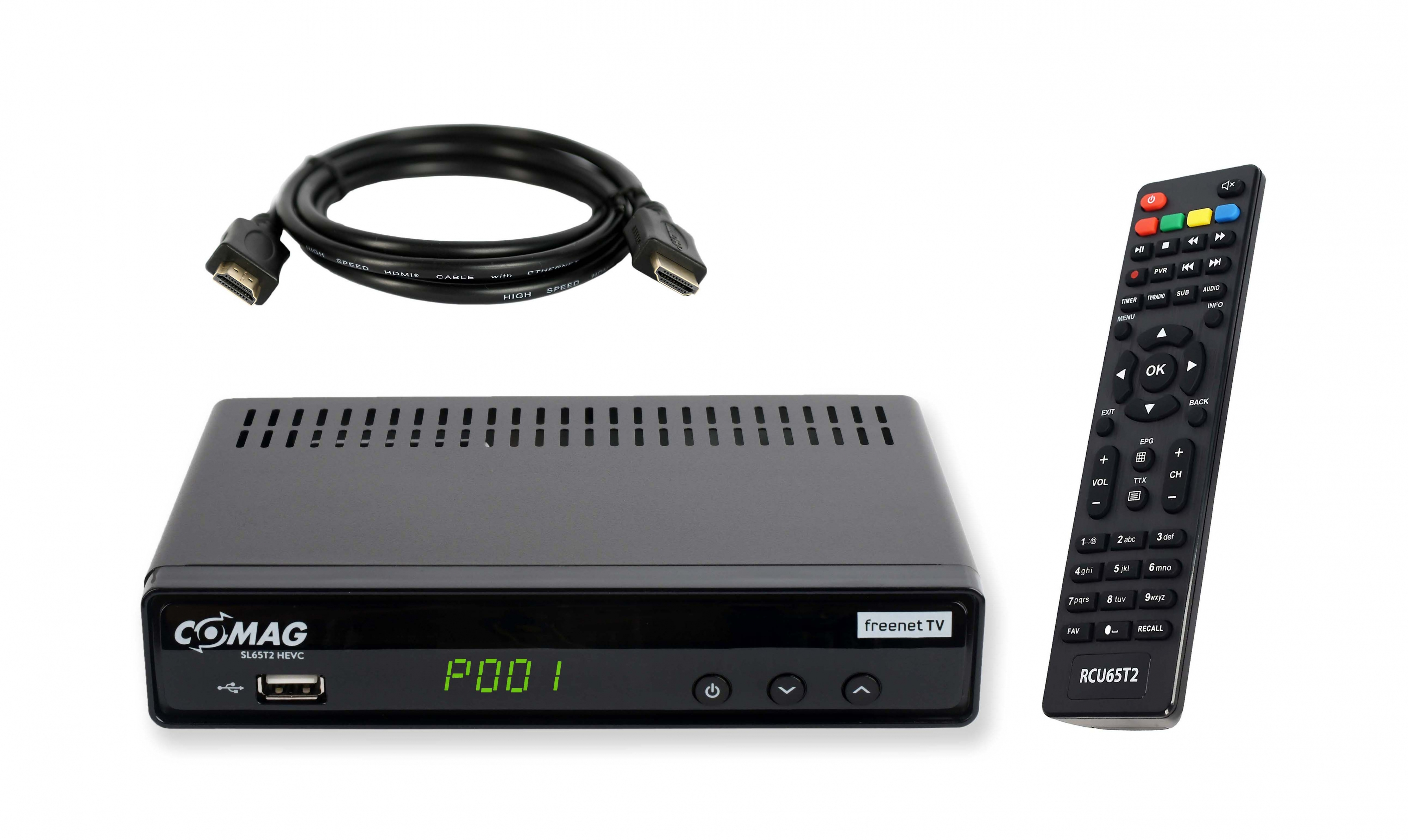 COMAG SL65T2 HDMI Bundel DVB-T-Receiver (HDTV, PVR-Funktion, DVB-T, DVB ...