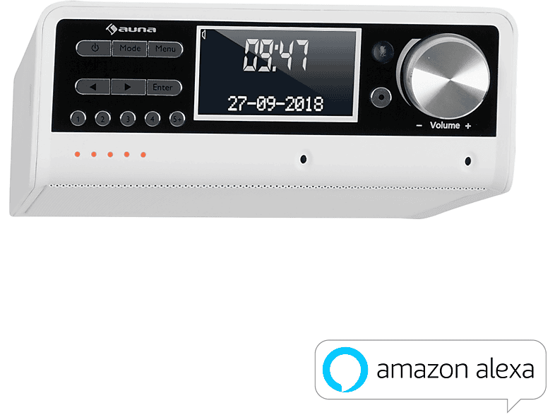 AUNA Intelligence DAB+ Küchenradio, DAB+, Weiß | SATURN