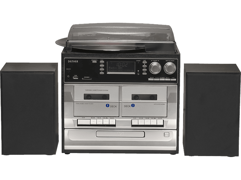 DENVER MRD-166 Stereoanlage (silber, schwarz) | SATURN