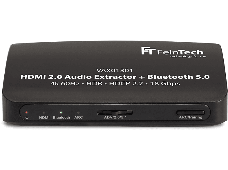 FEINTECH VAX01301 Bluetooth 5.0 HDMI Audio Extractor | MediaMarkt