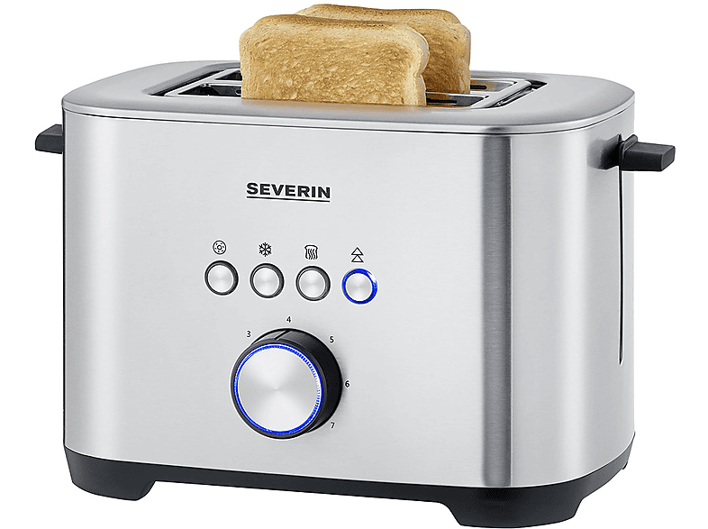 SEVERIN AT 2510 Toaster silber (800 Watt, Schlitze: 2) | SATURN