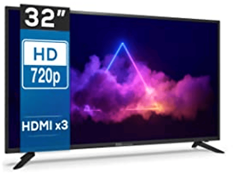 TV LED 32" | TD SYSTEMS K32DLG12H, HD-ready, DVB-T2 (H.265), Negro ...