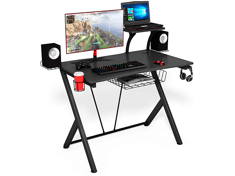 COSTWAY Computertisch Gaming Tisch | MediaMarkt