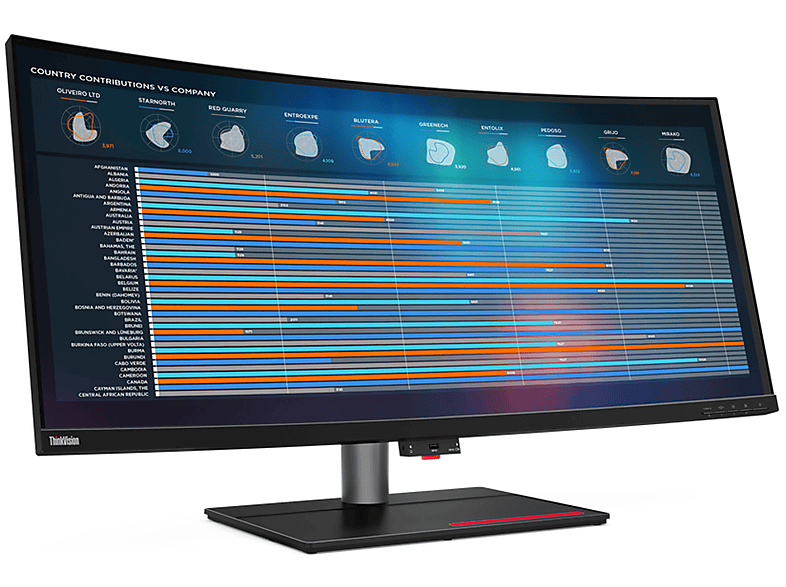 Monitor | LENOVO P40w-20, 39,7 ", HD, 6 ms, 75 Hz, Negro | MediaMarkt