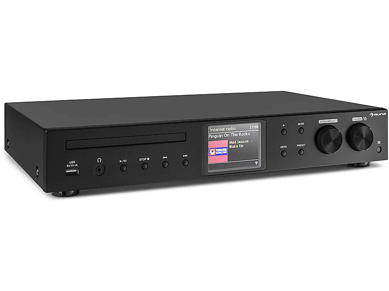 AUNA iTuner HiFi-Receiver (Schwarz) | MediaMarkt