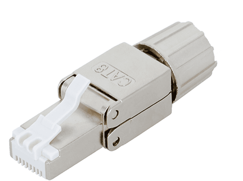 PREMIUMX 6x Netzwerkstecker Cat8 RJ45 Stecker LAN Netzwerk Werkzeuglos ...