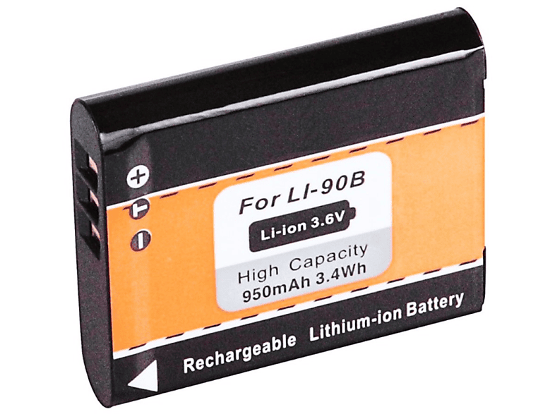 GOLDBATT Akku Kompatibel für Olympus Li-90B Li 90B Li90b Li-Ion Ersatzakku, 950mAh 1 Stück | SATURN