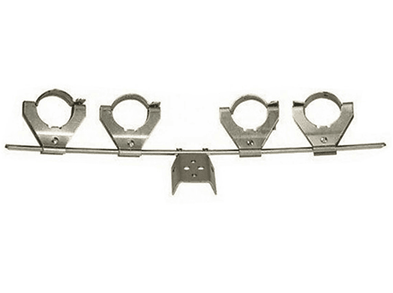 PREMIUMX Multifeedhalter 4-Fach 40mm Durchmesser Stahl verzinkt breit ...