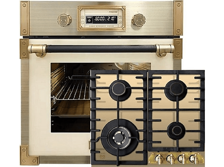 KAISER EH 6427 ElfAD + KCG 6335 ElfEm Turbo, Herdset (Gaskochfeld, A ...