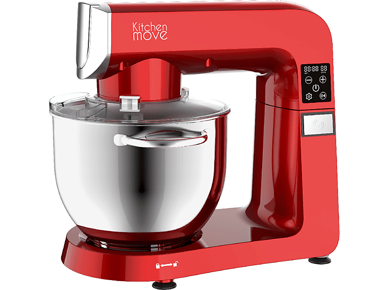 KITCHEN MOVE STAN Küchenmaschine Rot (1800 Watt, 7 l) | MediaMarkt