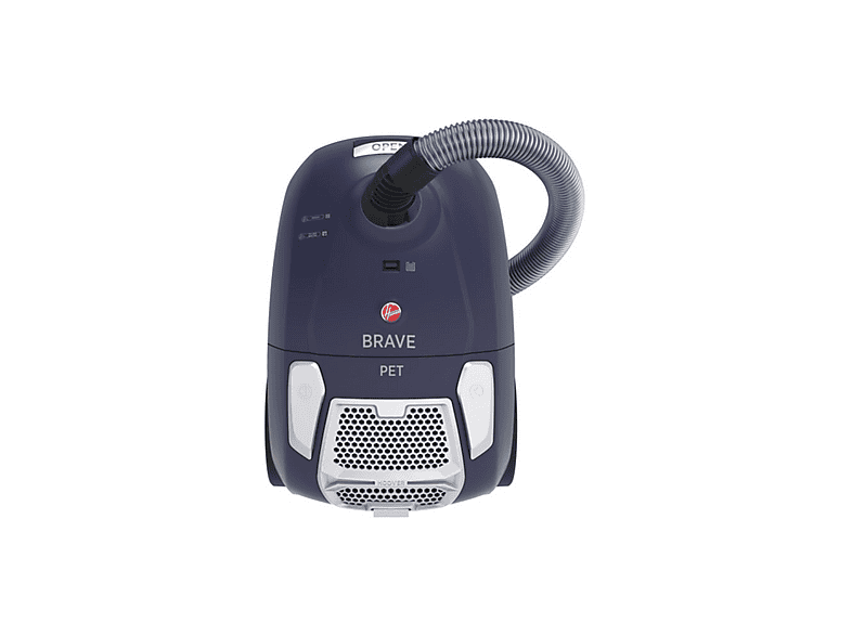 Aspirador con bolsa - HOOVER BV60PET 011, 700 W, 2,3 l, Azul | MediaMarkt
