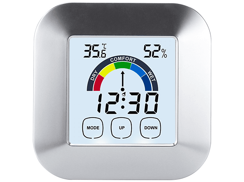 INF Digitales Thermometer, Hygrometer, Farbdisplay Wetterstation ...