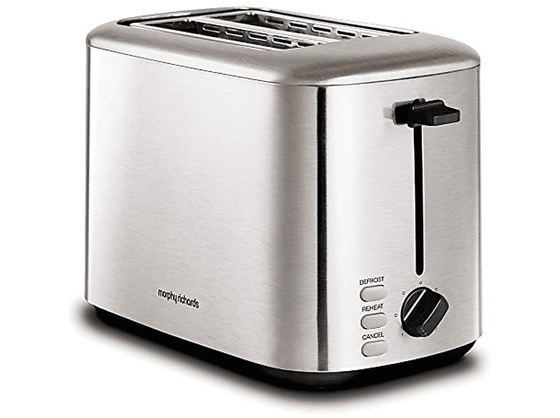 Tostadora - MORPHY RICHARDS 222067, 800 W, 2 ranuras, 2 rebanadas, 7 ...