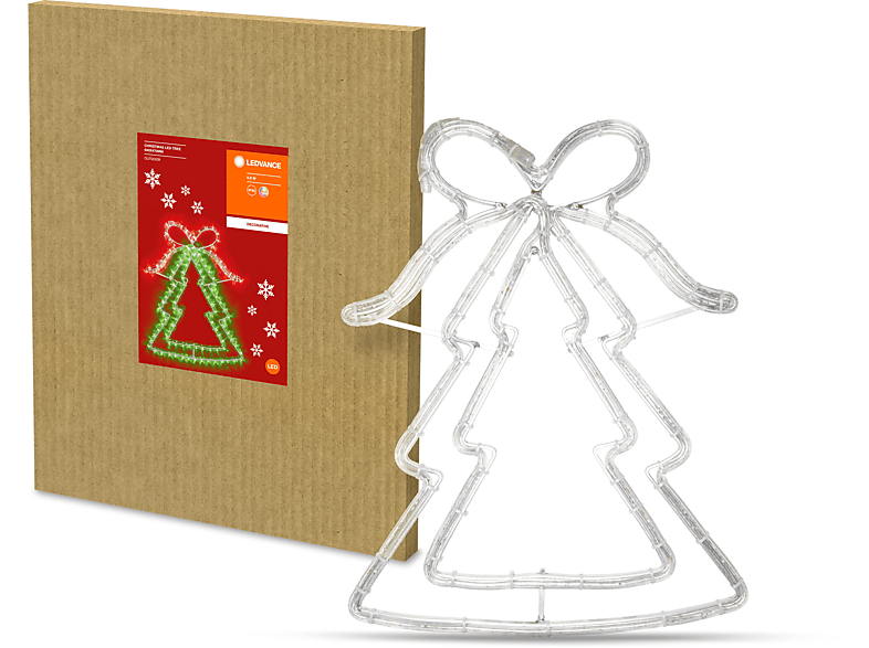 LEDVANCE CHRISTMAS LED Tree Gartenleuchte, Weiß, Kaltweiß | SATURN