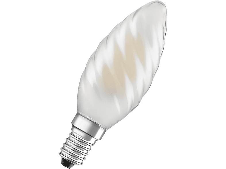 OSRAM LED SUPERSTAR PLUS CLASSIC BW FILAMENT LED Lampe E14 Warmweiß 470 ...