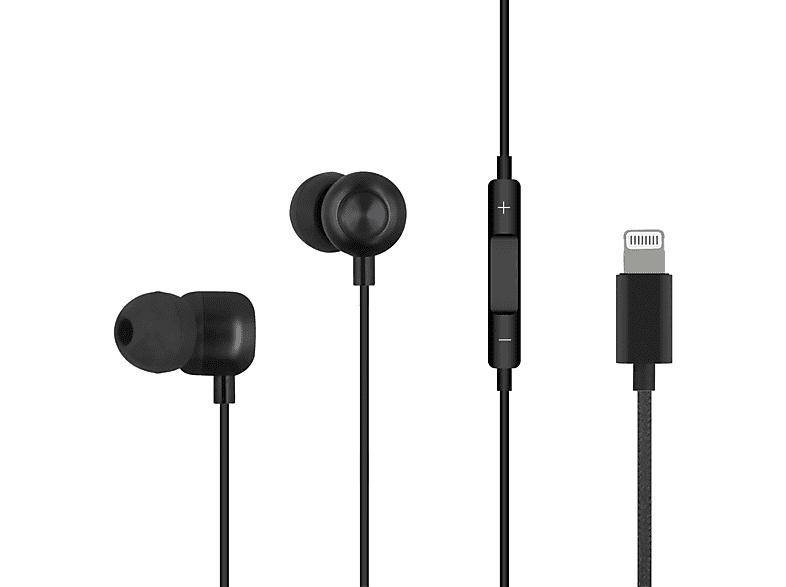 CHAMPION Lightning In-Ear-Kopfhörer, In-ear Kopfhörer Schwarz | MediaMarkt