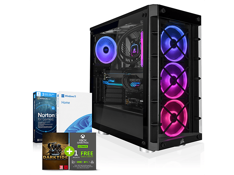 MEGAPORT Pro Gaming PC iCUE AMD Ryzen 9 5900X, Windows 11, Gaming PC ...