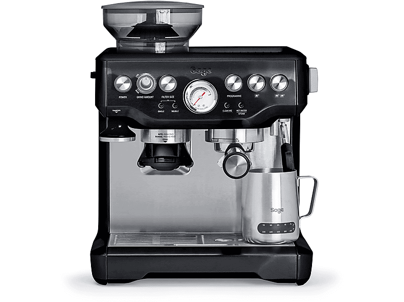 Cafetera express | SAGE SES875BKS2EEU1A, 15 bar, 1850 W, 0 tazas, Negro ...
