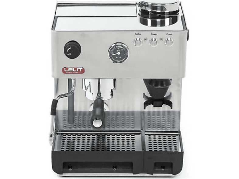 Cafetera express | LELIT PL042EMI, 15 bar, 1000 W, 2 tazas, Plata ...