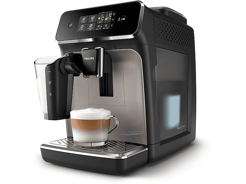 Cafetera express | PHILIPS EP2235/40, 15 bar, 1500 W, 1 tazas, Negro ...