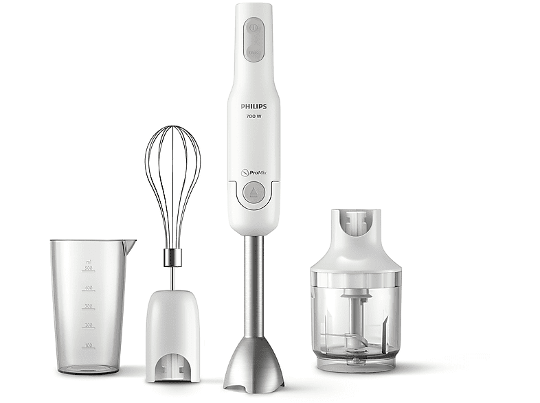 Batidora de mano - PHILIPS HR2543, 700 W, 2 velocidades, Blanco ...