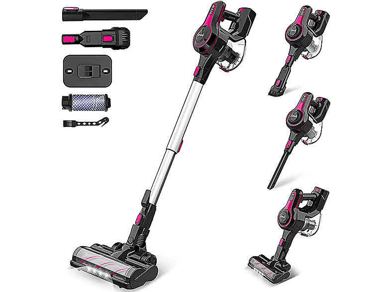 INSE N5R Stielsauger, Batteriebetrieb, 600 Watt | MediaMarkt