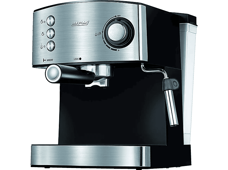 Cafetera express | MPM MKW-06M, 20 bar, 850 W, Negro | MediaMarkt