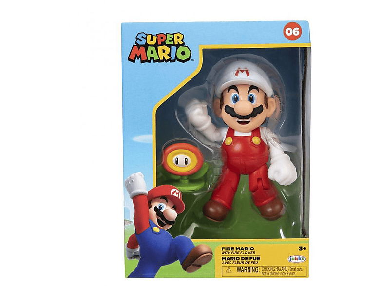 Super Mario | Fire Mario 10 cm Figur (Sammlerbox) | SATURN