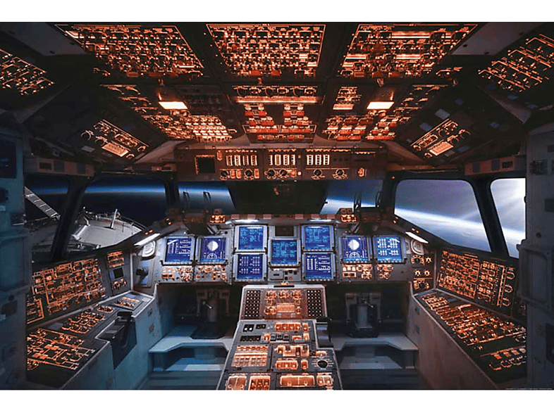 Educational | Bildung - Poster - Space Shuttle Cockpit Columbia ...