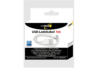 HEITECH 09004036, Ladekabel, Weiß | MediaMarkt