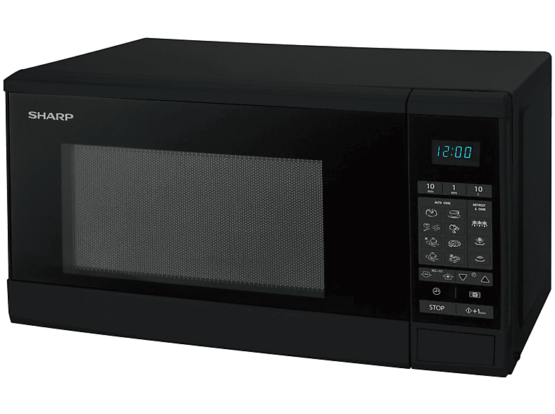 SHARP R270BK, Mikrowelle (800 Watt, 20 l Garraum-Volumen) | MediaMarkt