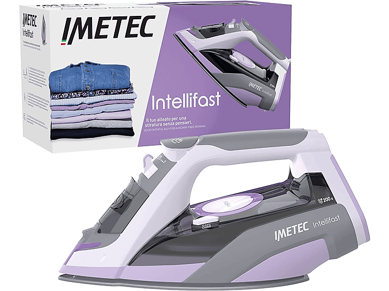 Plancha de vapor | IMETEC 9030, 300 ml, Azul | MediaMarkt