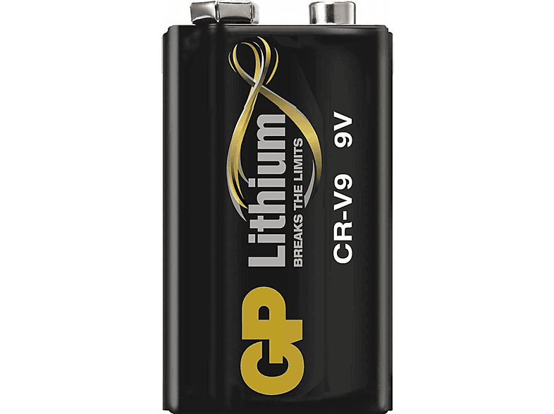 GP 070CR9VC1 9V BLOCK LITHIUM 9V, E-Block, L522 Batterie, Lithium, 9 ...