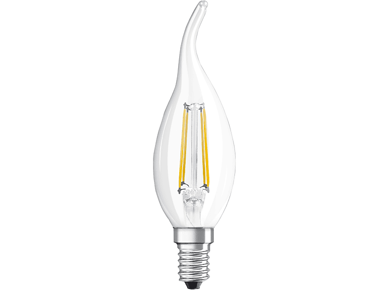 OSRAM LED SUPERSTAR PLUS CLASSIC BA FILAMENT LED Lampe Warmweiß 470 ...