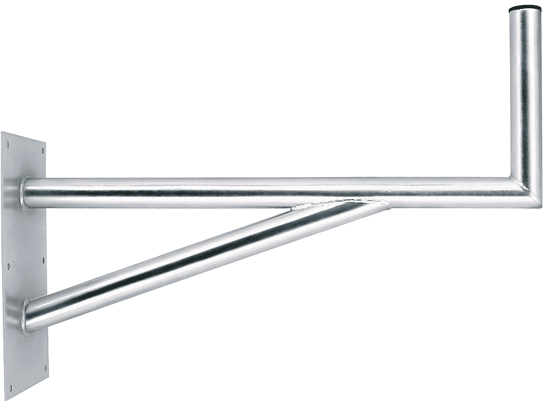 SKYREVOLT 80cm Wandhalter Stahl mit Stützelement Ø 48mm Wand Montage ...