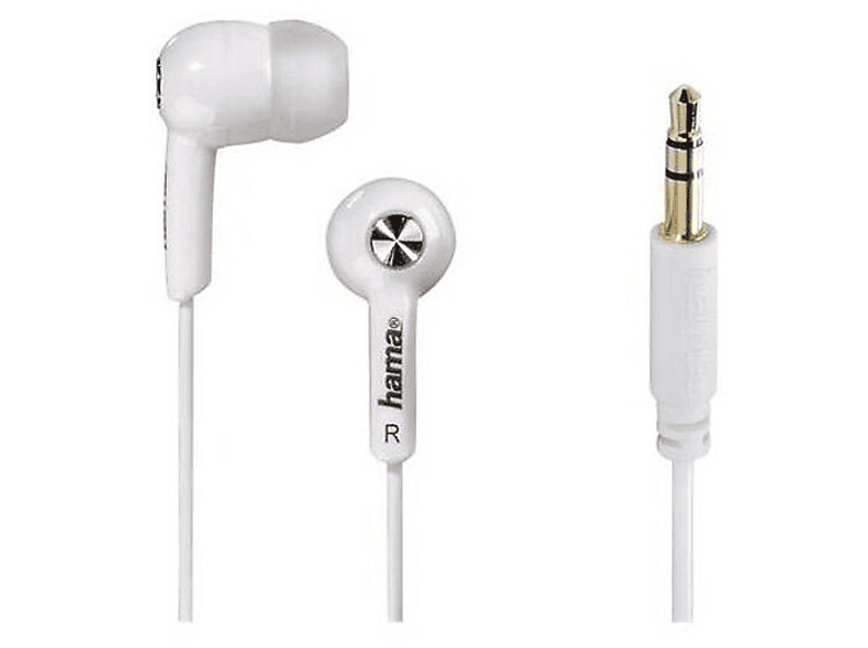 Auriculares de botón - HAMA Basic4Music, Intraurales, Blanco | MediaMarkt