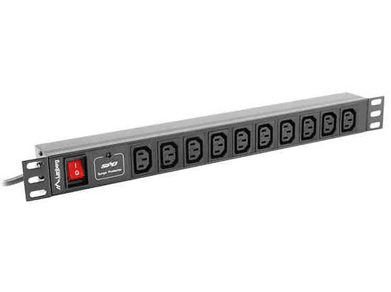 Regleta | PDU-10I-0200-IEC-BK LANBERG, Negro | MediaMarkt